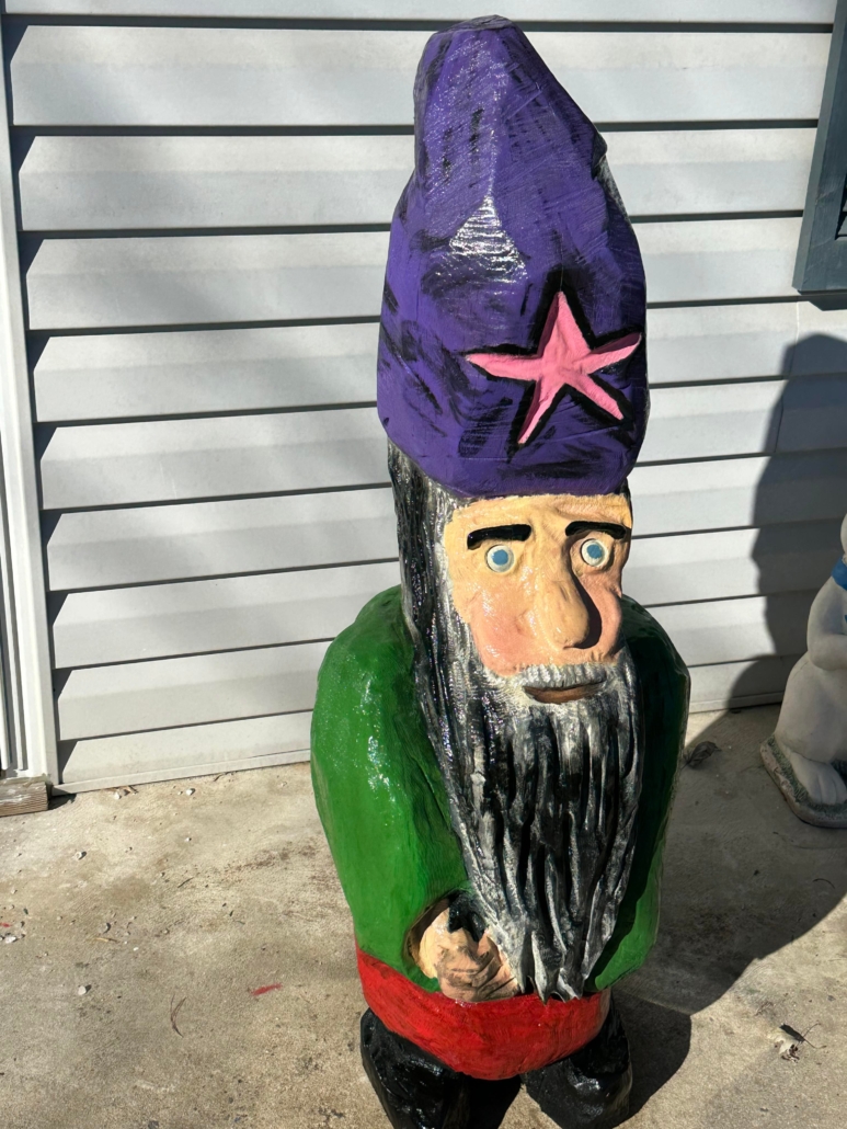 Chainsaw Carved Gnome - Harpers Ferry Woodwork